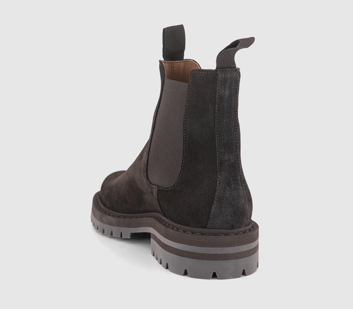 Common Projects Chelsea Boots Dark Brown Suede - Men’s Boots