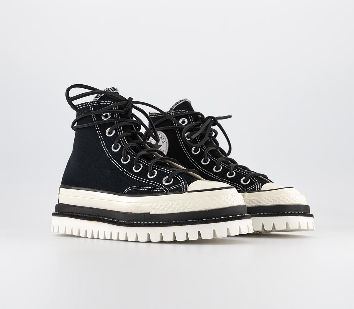 Converse Chuck Taylor 70 Canvas Trek Hi Trainers Black - Men's Trainers