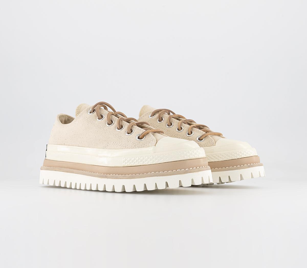 Converse Chuck Taylor 70 Canvas Trek Ox Trainers Natural - Men's Trainers