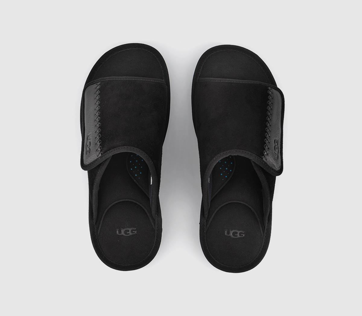 UGG Goldencoast Slides Black - Men’s Summer Shoes