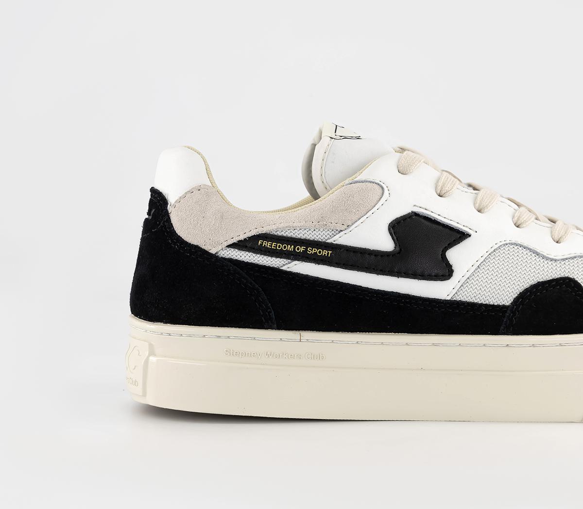 Stepney Workers Club Pearl S-strike Trainers White Black - Men's Trainers