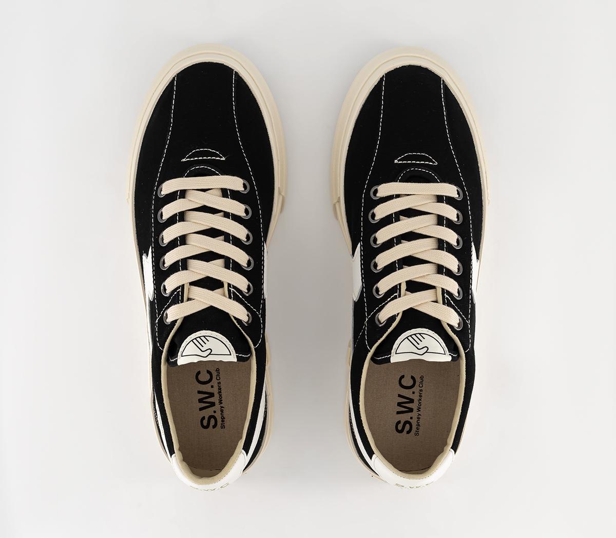 Stepney Workers Club Dellow S-strike Trainers Black White - Men's Trainers