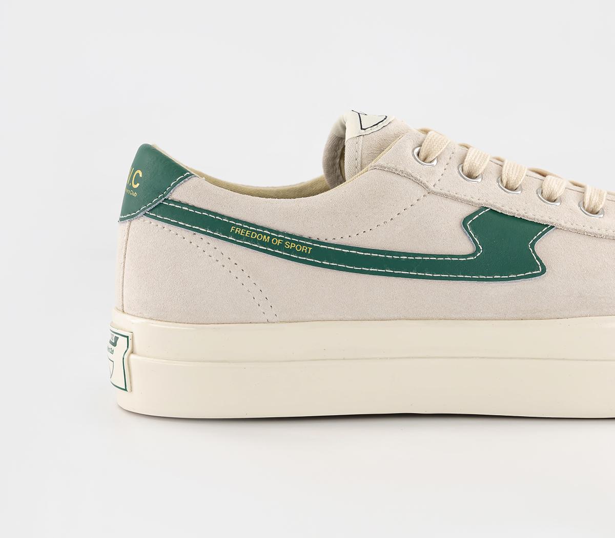 Stepney Workers Club Dellow S-strike Trainers Ecru Green - Men's Trainers