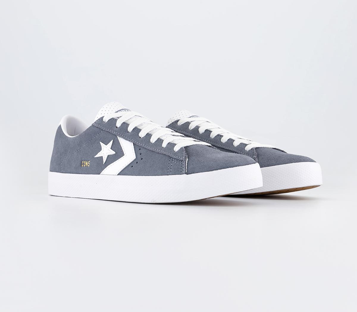 Converse Pl Vulc Pro Summer Trainers Lunar Grey White White - Men's ...
