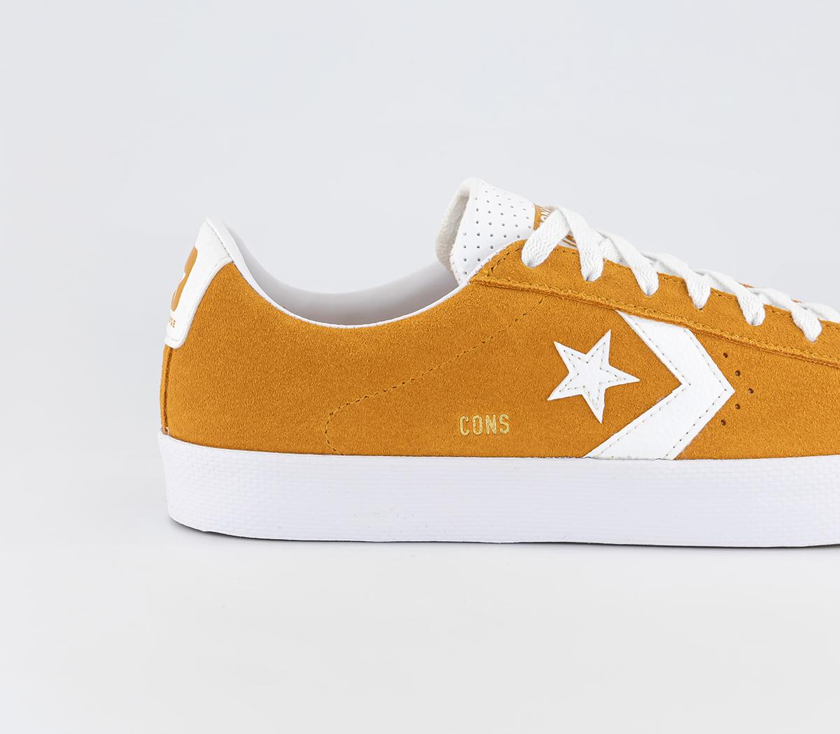 Converse Pl Vulc Pro Summer Trainers Golden Sundialwhitewhite - Unisex ...
