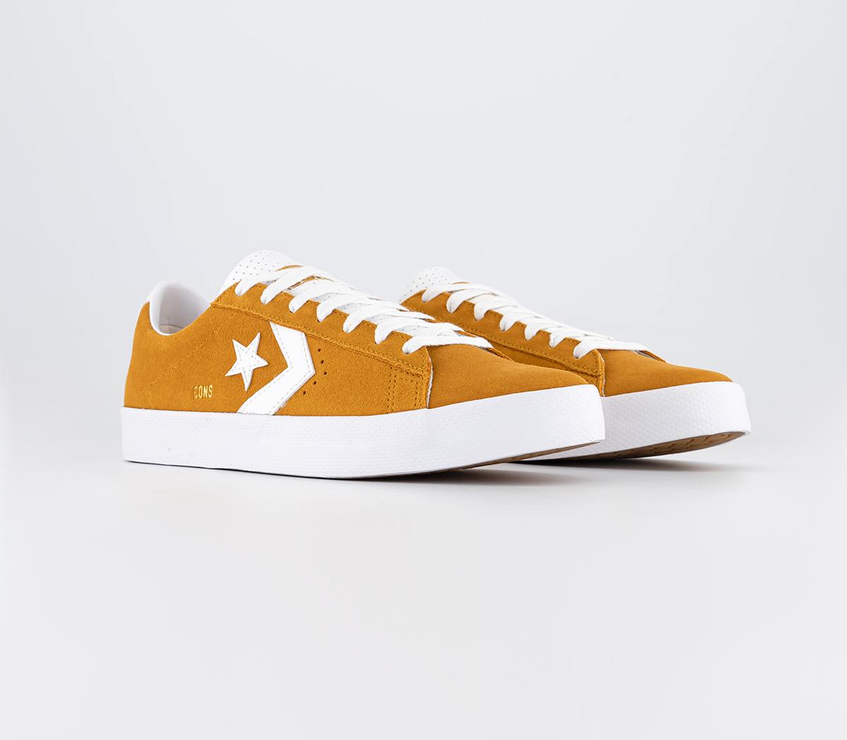 Converse Pl Vulc Pro Summer Trainers Golden Sundialwhitewhite - Unisex ...