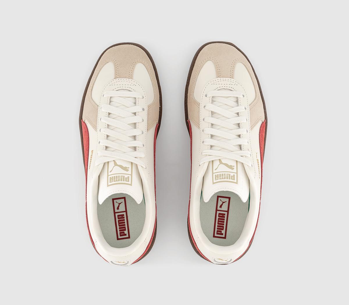 PUMA Puma Army Trainers Warm White Granola Astro Red - Unisex Sports