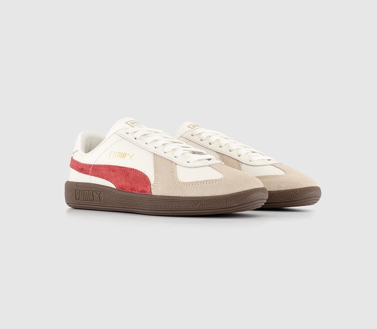 PUMA Puma Army Trainers Warm White Granola Astro Red - Unisex Sports