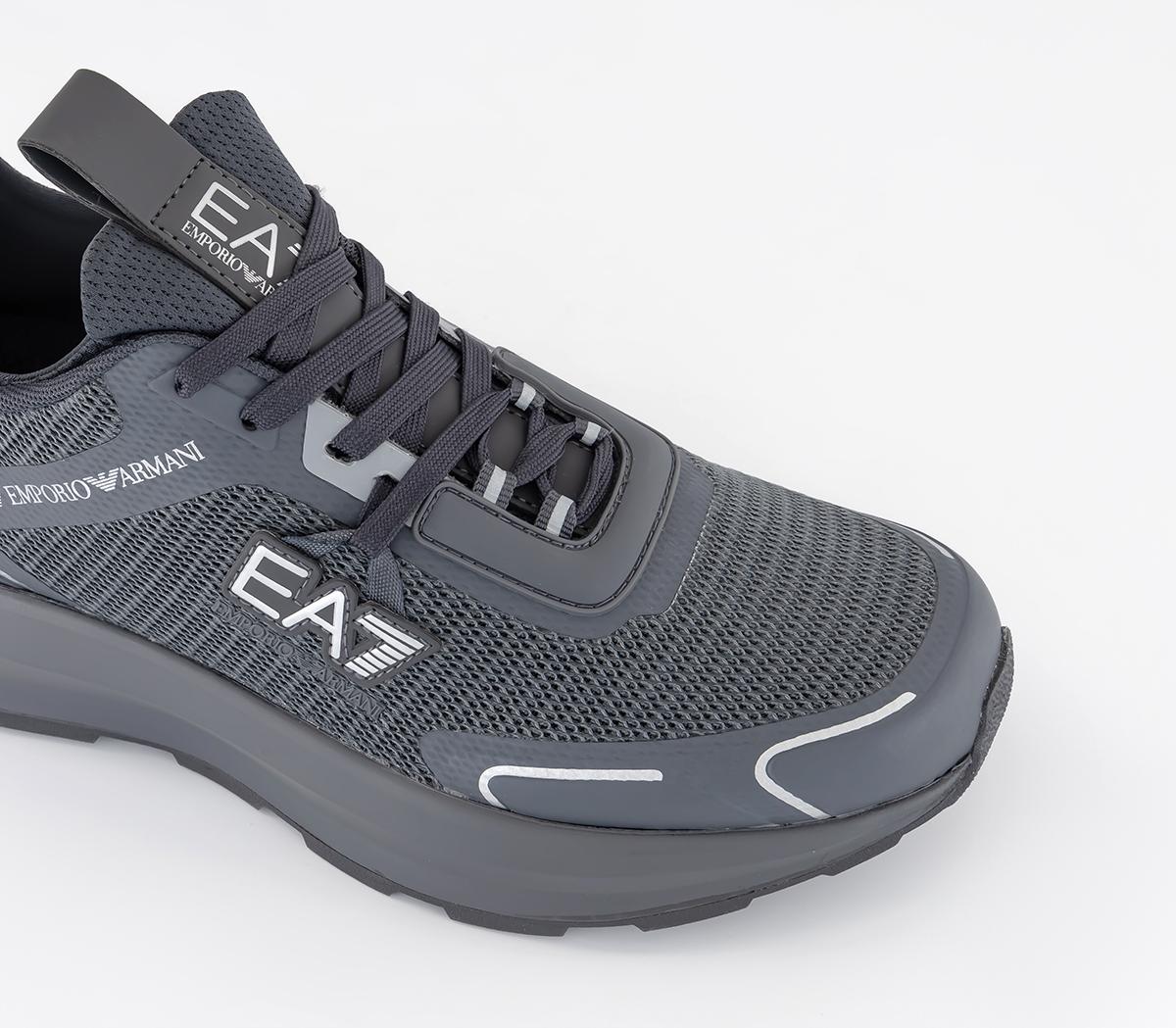 EA7 Emporio Armani EA7 Altura Trainers Triple Iron Gater Silver - Men's Trainers