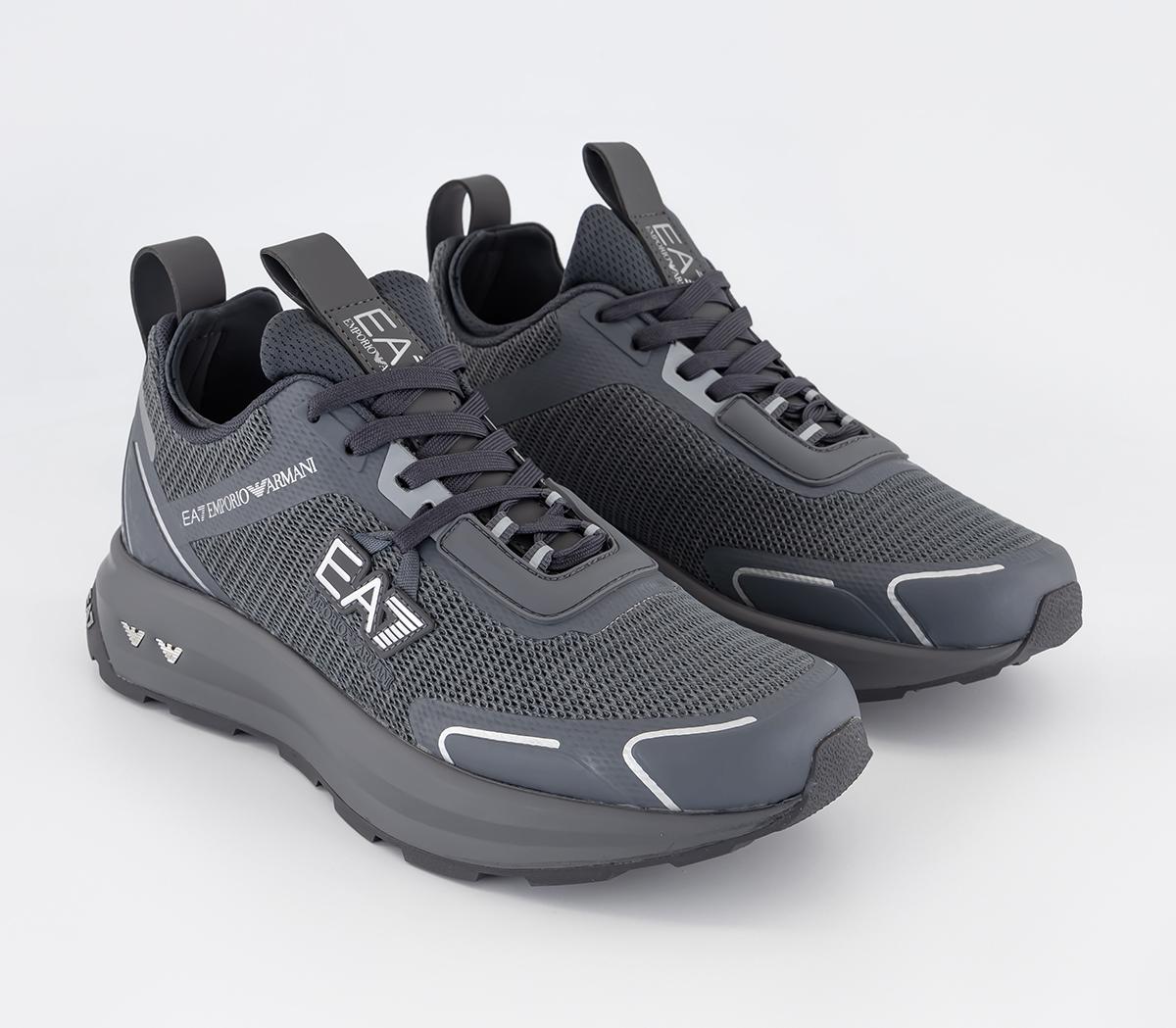 EA7 Emporio Armani EA7 Altura Trainers Triple Iron Gater Silver - Men's Trainers