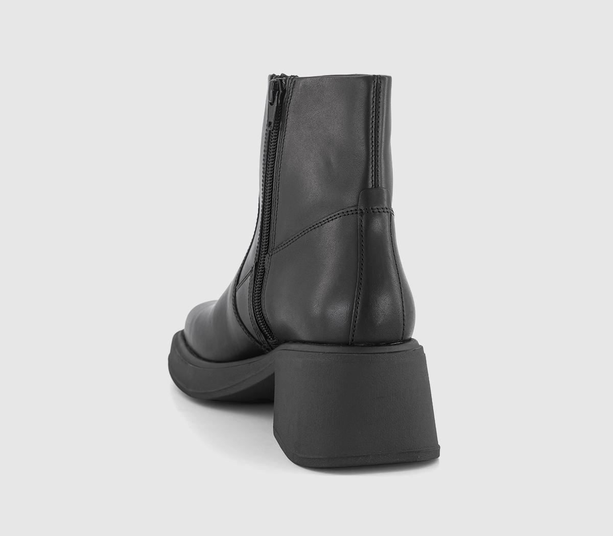 Vagabond Shoemakers Dorah Ankle Boots Black - Women's Leather Boots