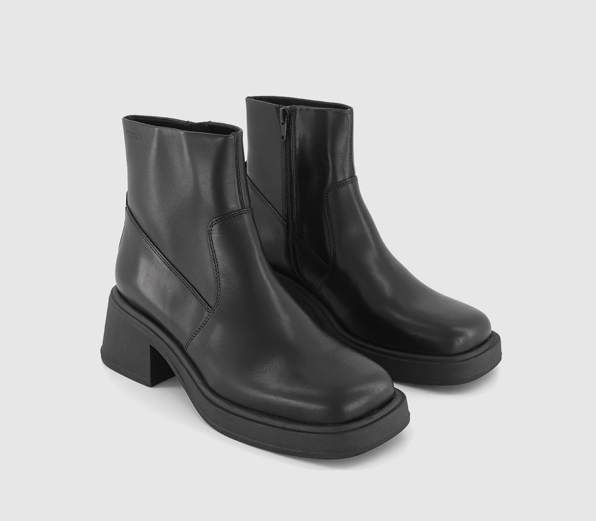 Vagabond Shoemakers Dorah Ankle Boots Black - Women's Leather Boots