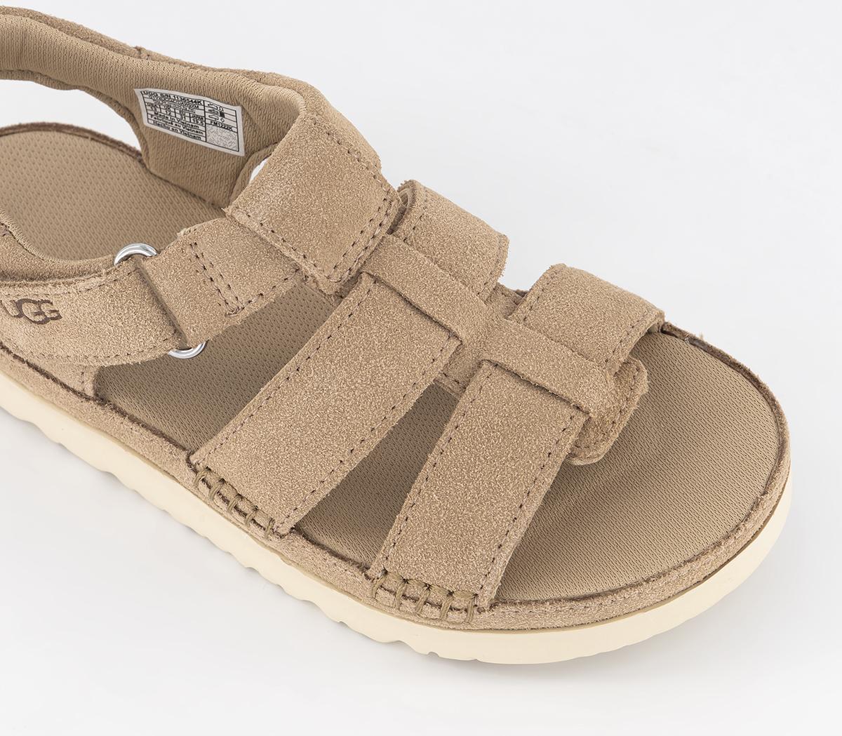 UGG Goldenstar Strap Kids Sandals Driftwood - Unisex
