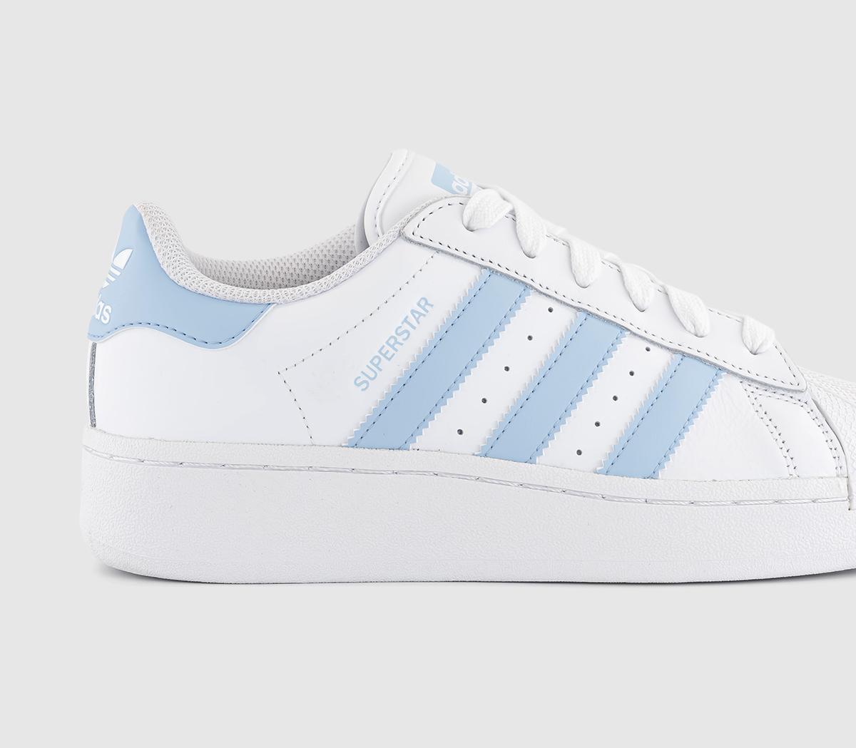 adidas Superstar XLG Trainers White Clear Sky White - adidas Superstar