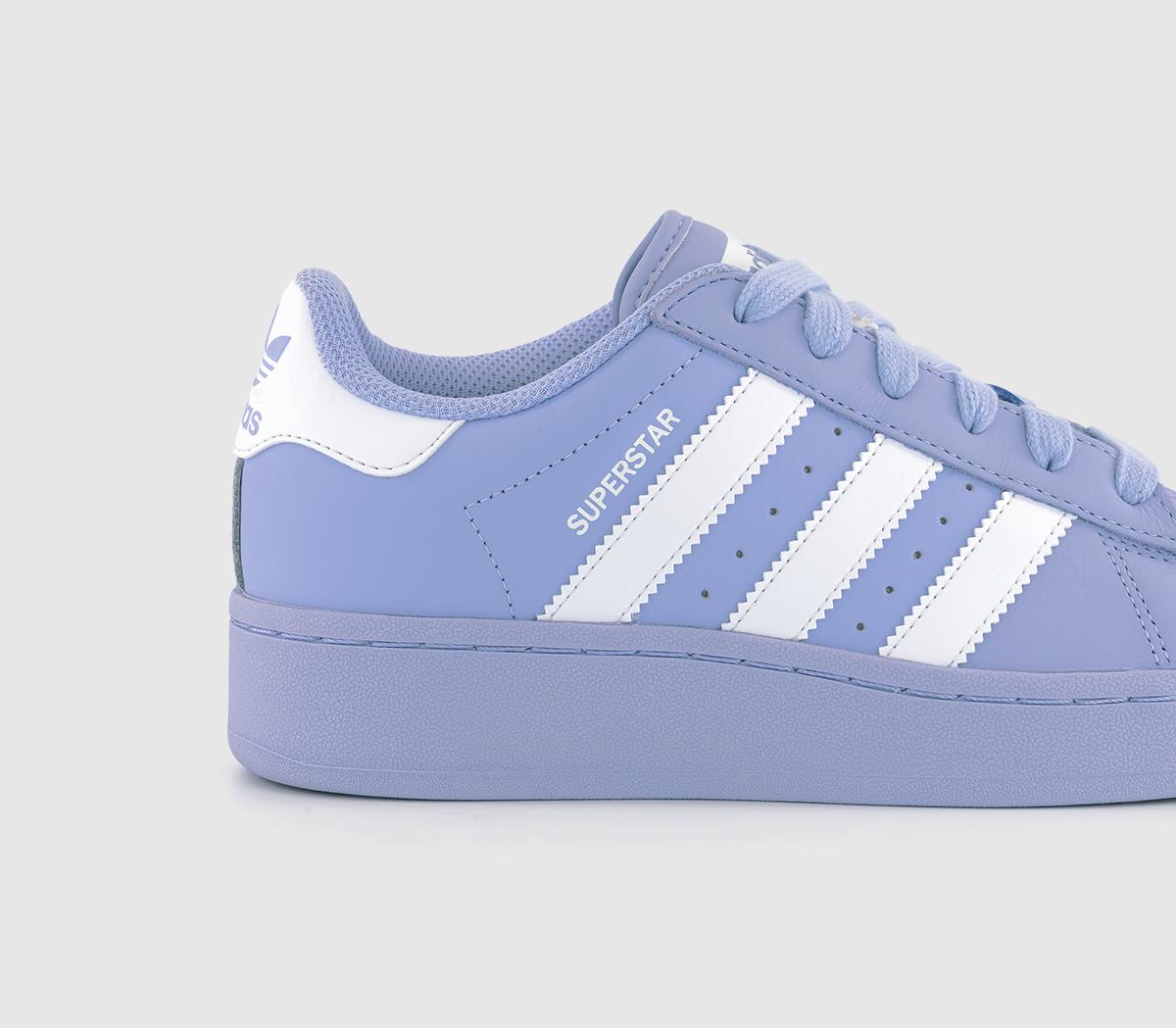 adidas Superstar XLG Trainers White Violet Tone White - Women's Trainers