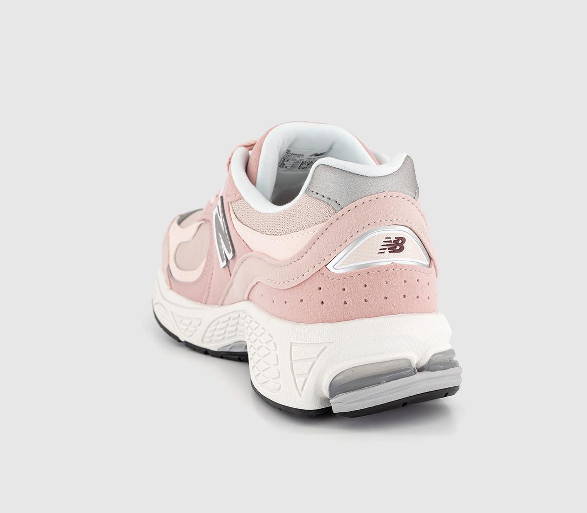 New Balance 2002R Junior Trainers Pink Sand Grey - New Balance 2002R