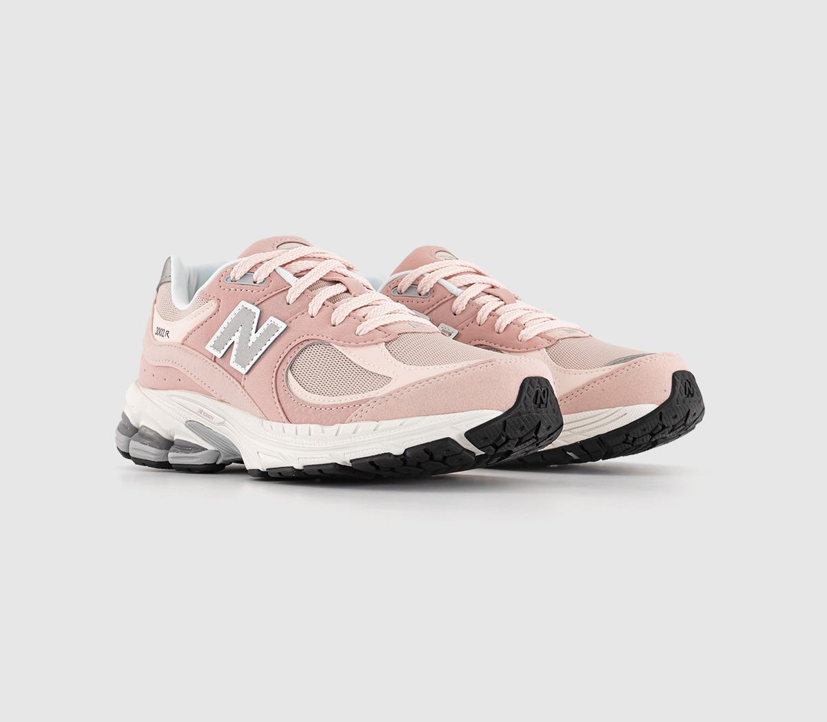 New Balance 2002R Junior Trainers Pink Sand Grey - New Balance 2002R