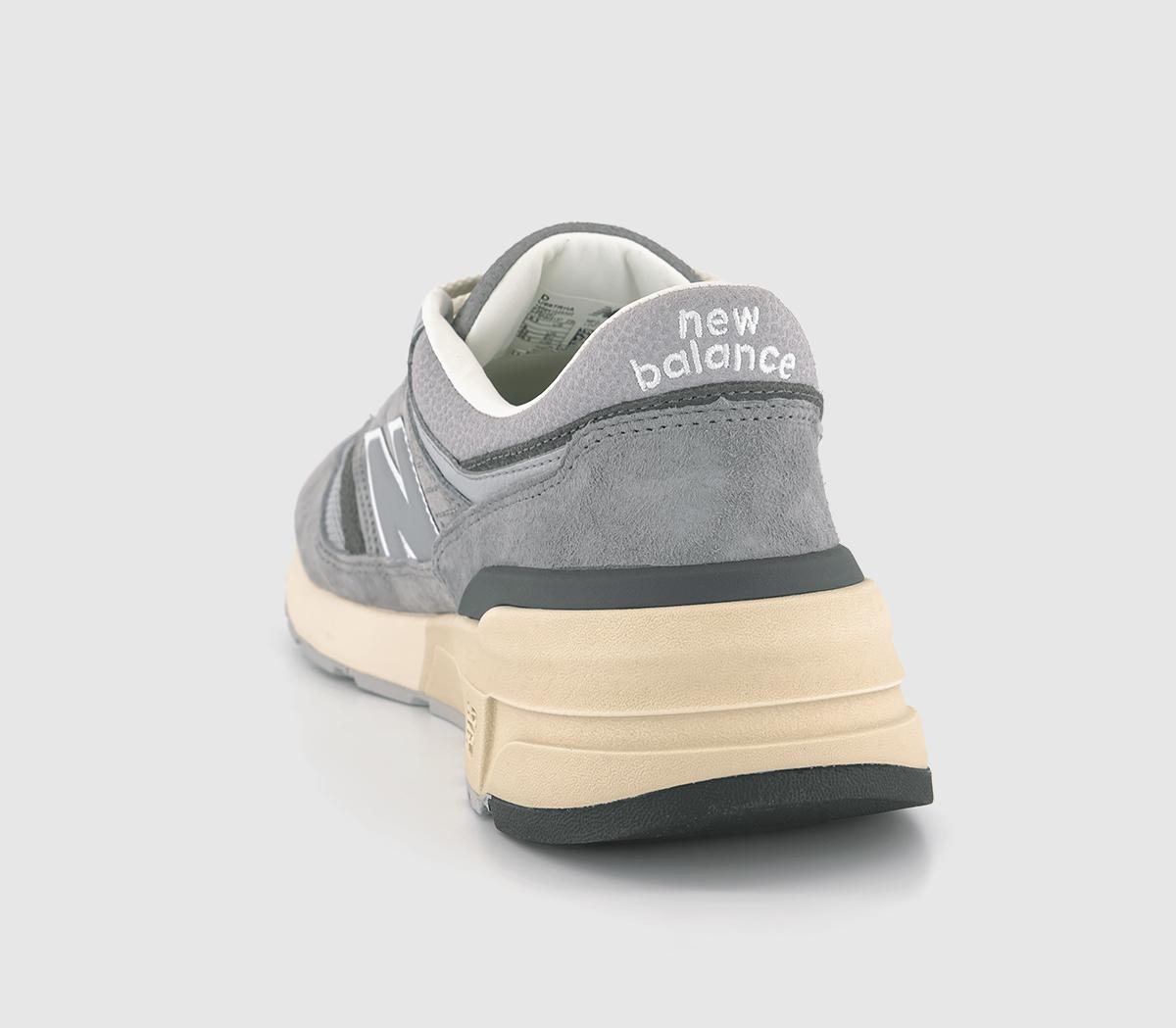 New Balance U997 Trainers Shadow Grey Offwhite - Men's Trainers