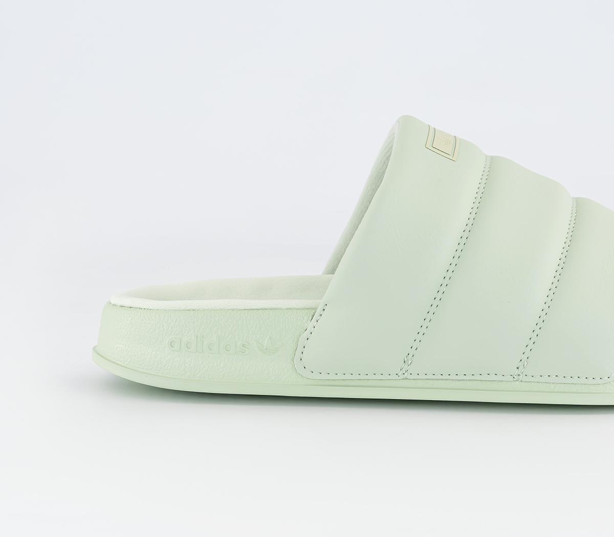 adidas Adilette Essential Sliders W Linen Green - Womens