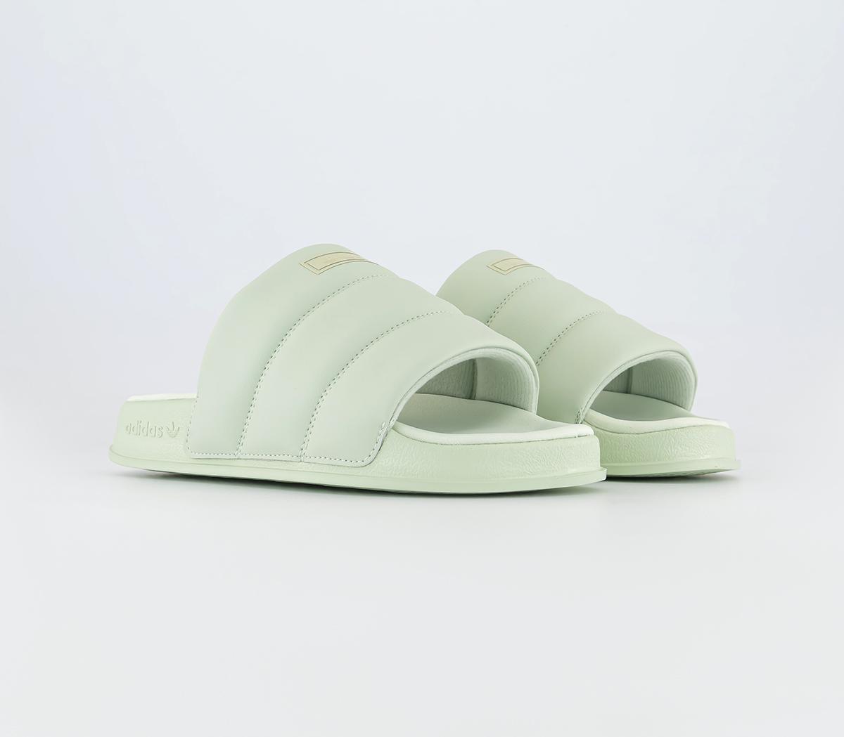 adidas Adilette Essential Sliders W Linen Green - Womens