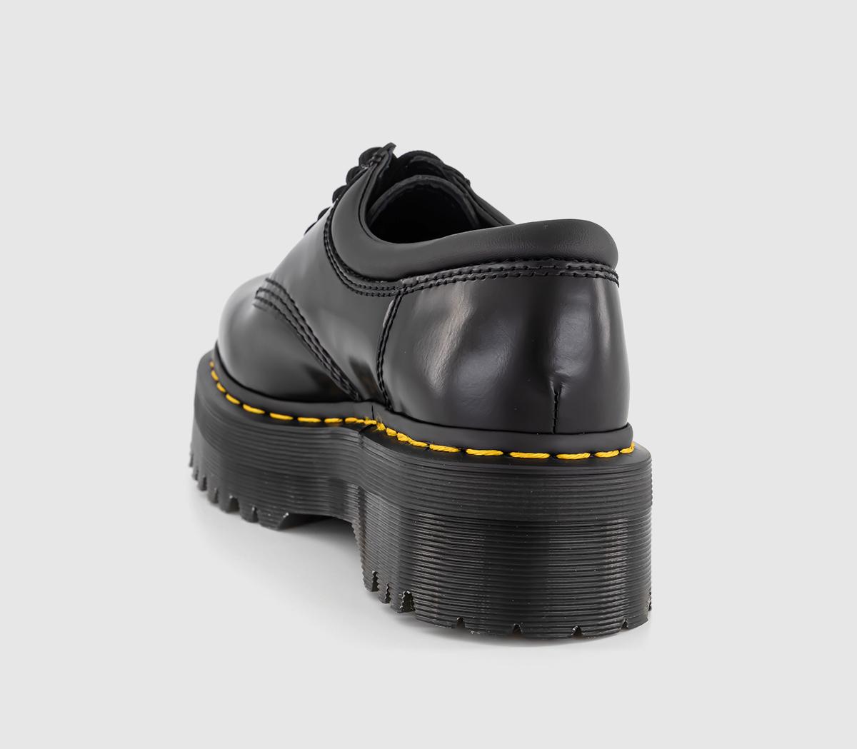 Dr. Martens 8053 Quad Platform Shoes Black - Flat Shoes for Women