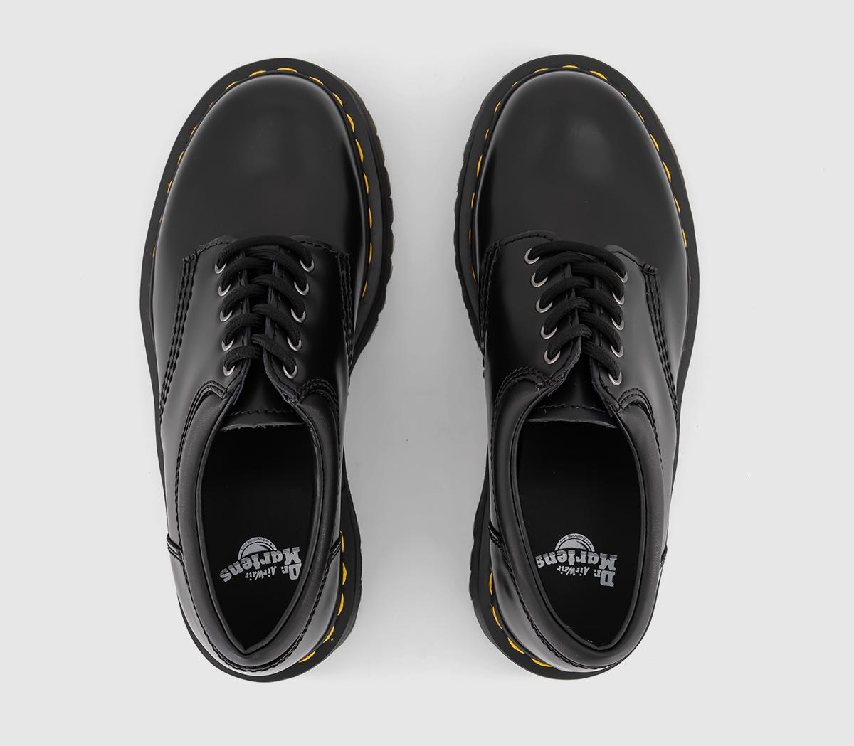 Dr. Martens 8053 Quad Platform Shoes Black - Flat Shoes for Women