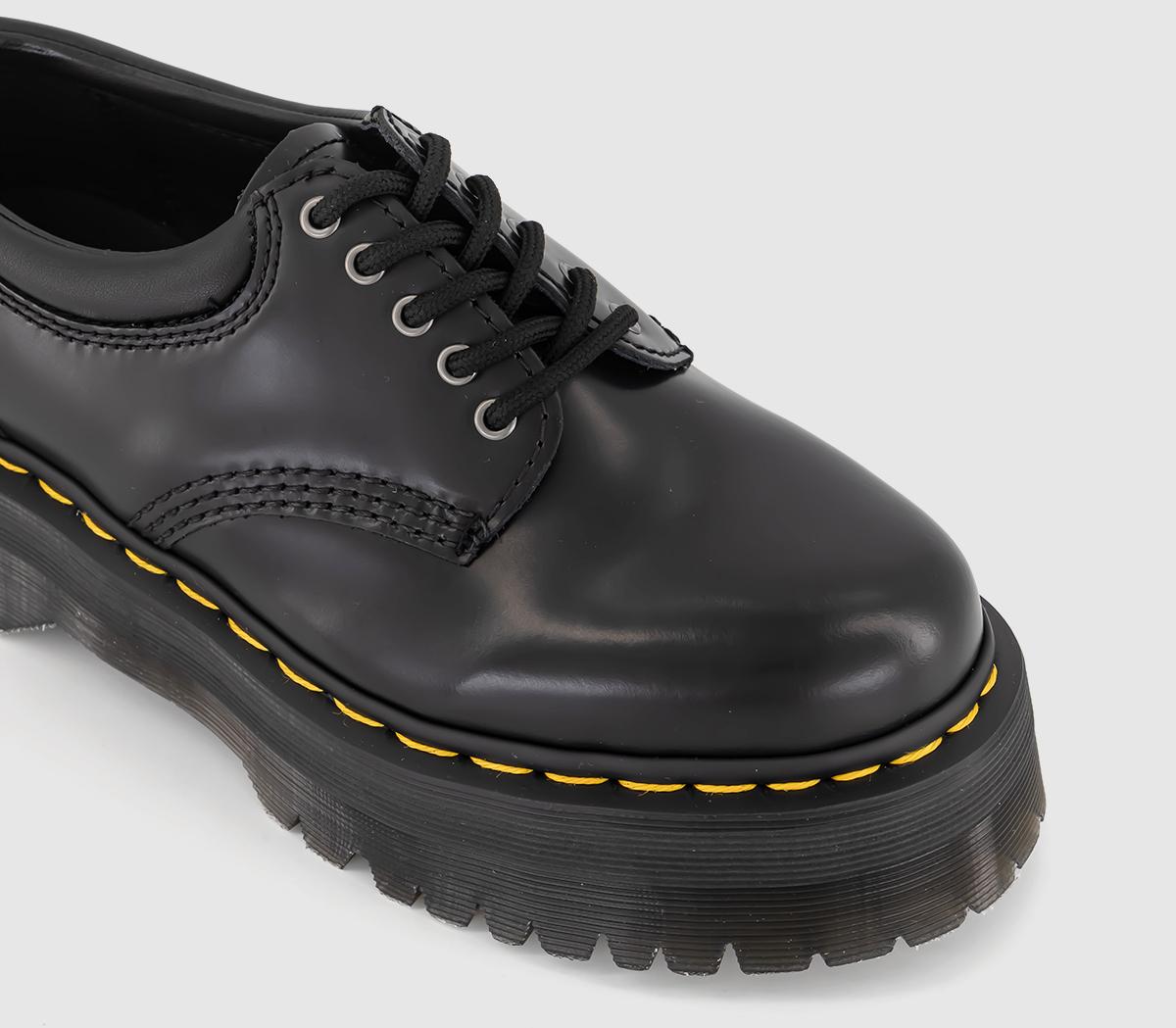 Dr. Martens 8053 Quad Platform Shoes Black - Flat Shoes for Women