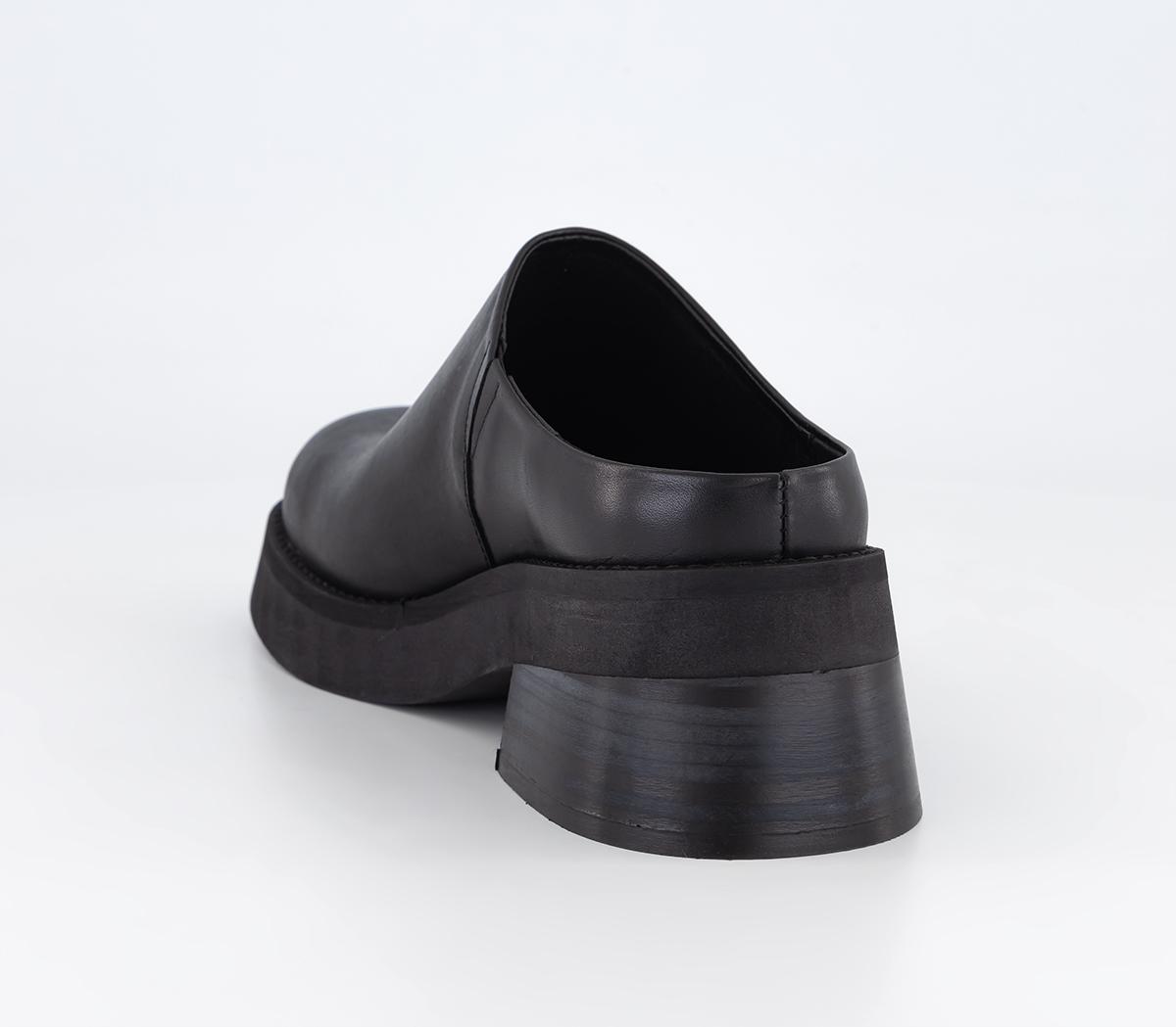 Miista Odile Mules Black - Flat Shoes for Women