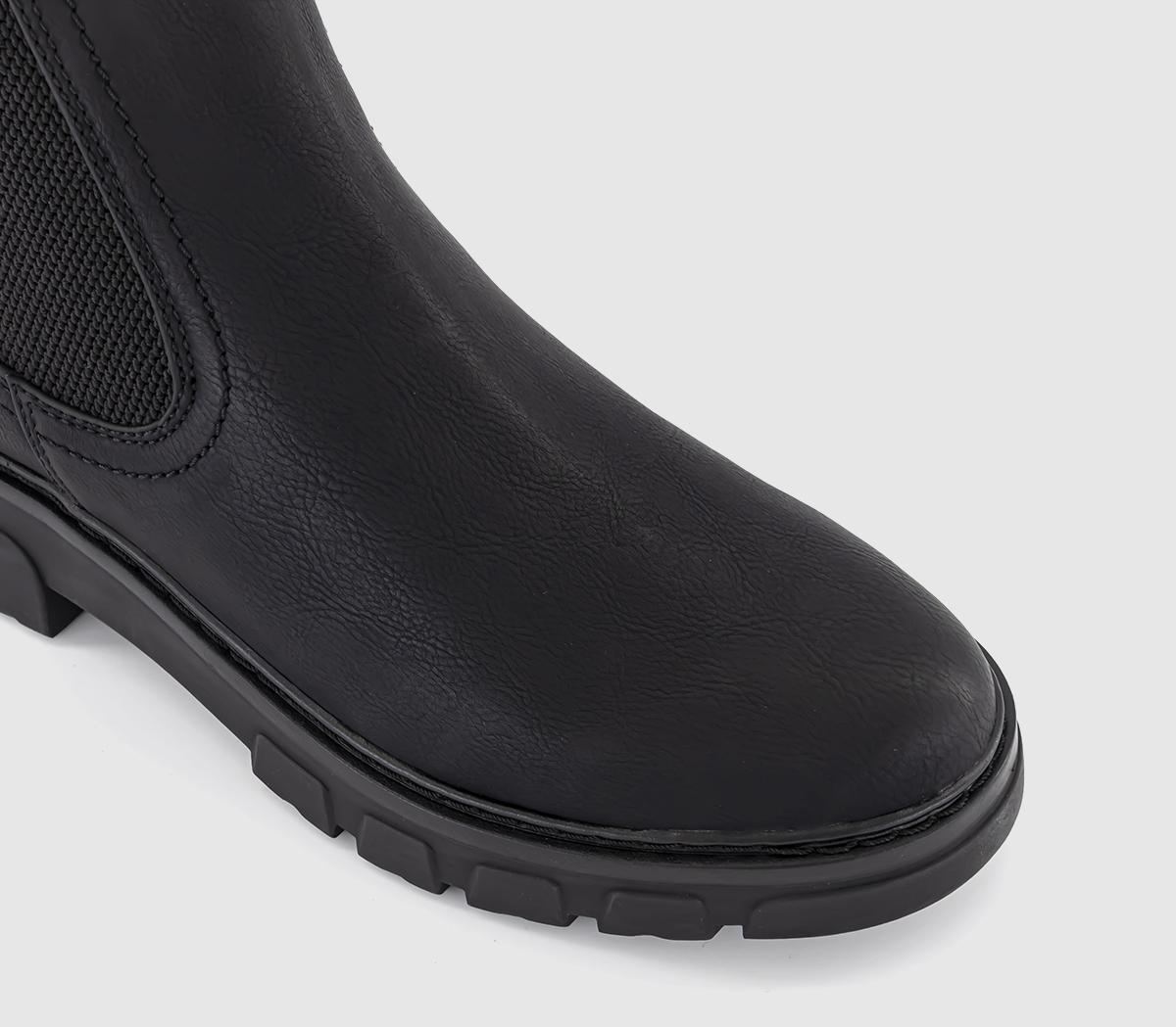 EARTHADDICT Earth Addict: Afra Cleated Chelsea Boots Black - Women's ...