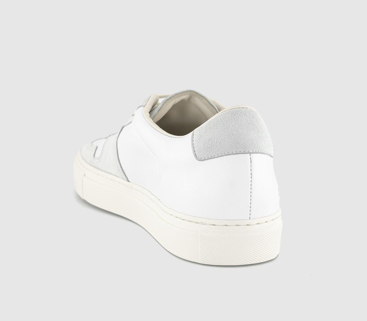 Common Projects Bball Duo Trainers White Leather Nubuck - Men's Trainers