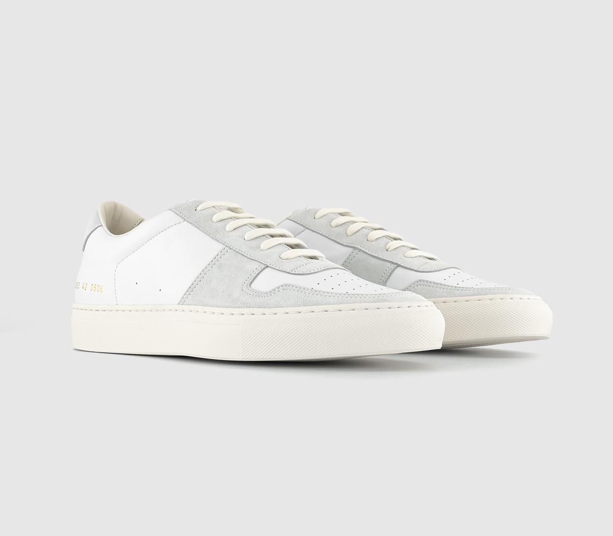 Common Projects Bball Duo Trainers White Leather Nubuck - Men's Trainers