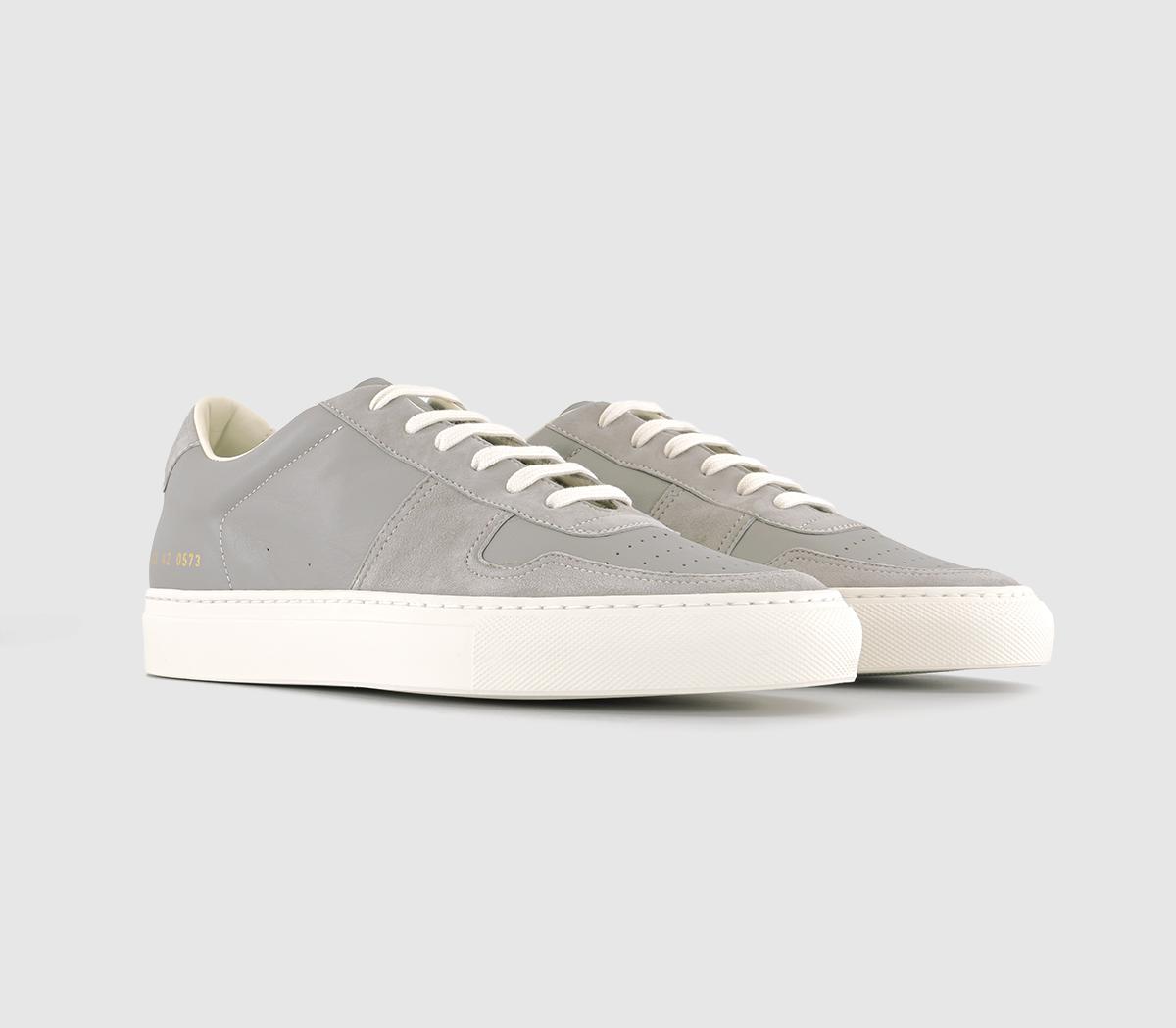 Common Projects Bball Duo Trainers Grey Leather Nubuck - Men's Trainers