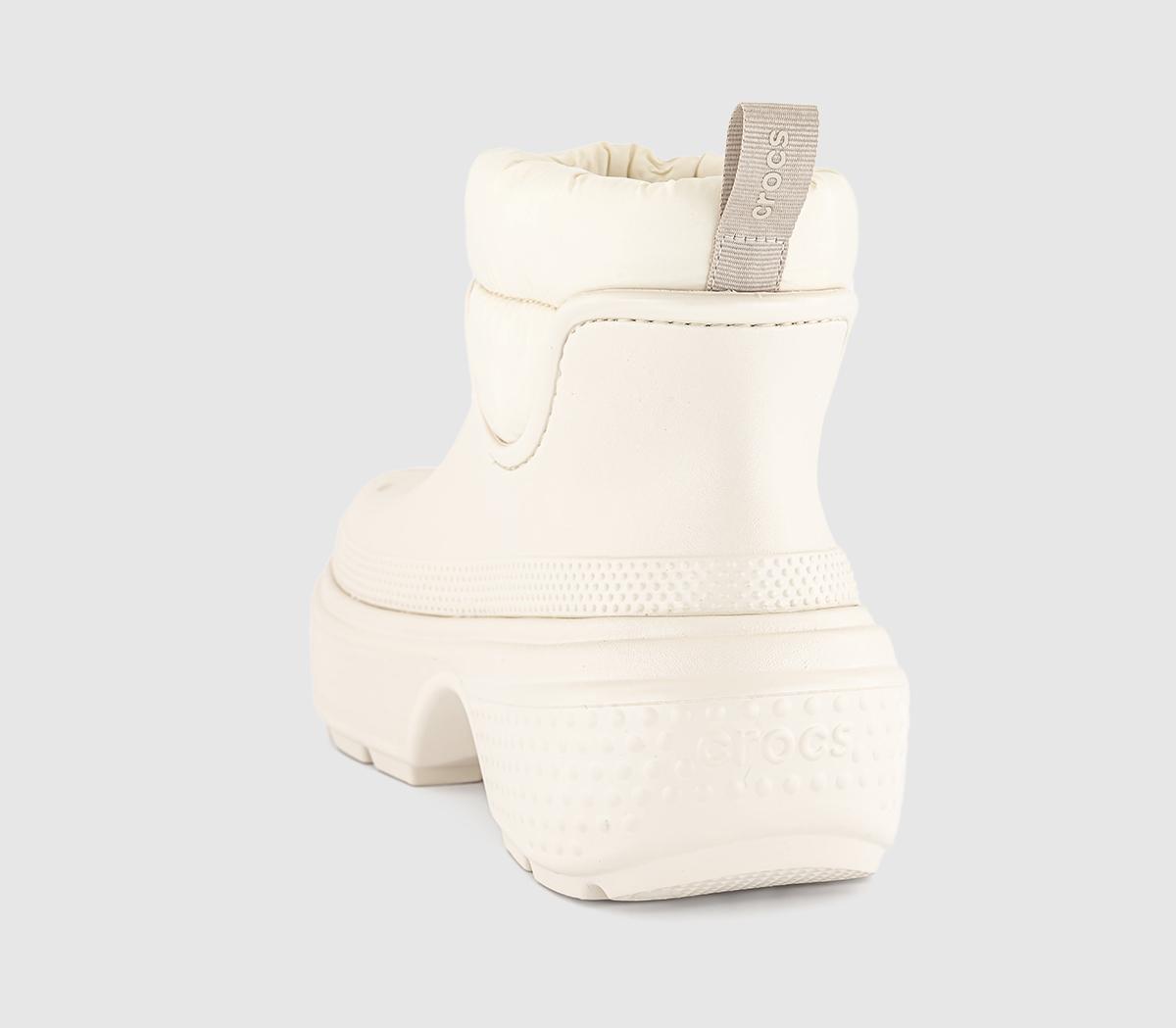 Crocs Stomp Puff Boots Stucco - Women's Ankle Boots