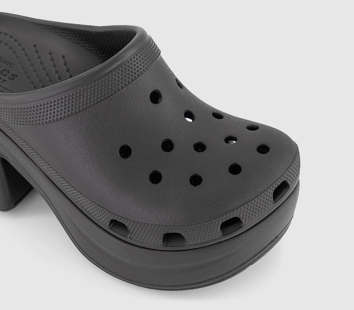 Crocs Classic Siren Clogs Black - Women’s Sandals