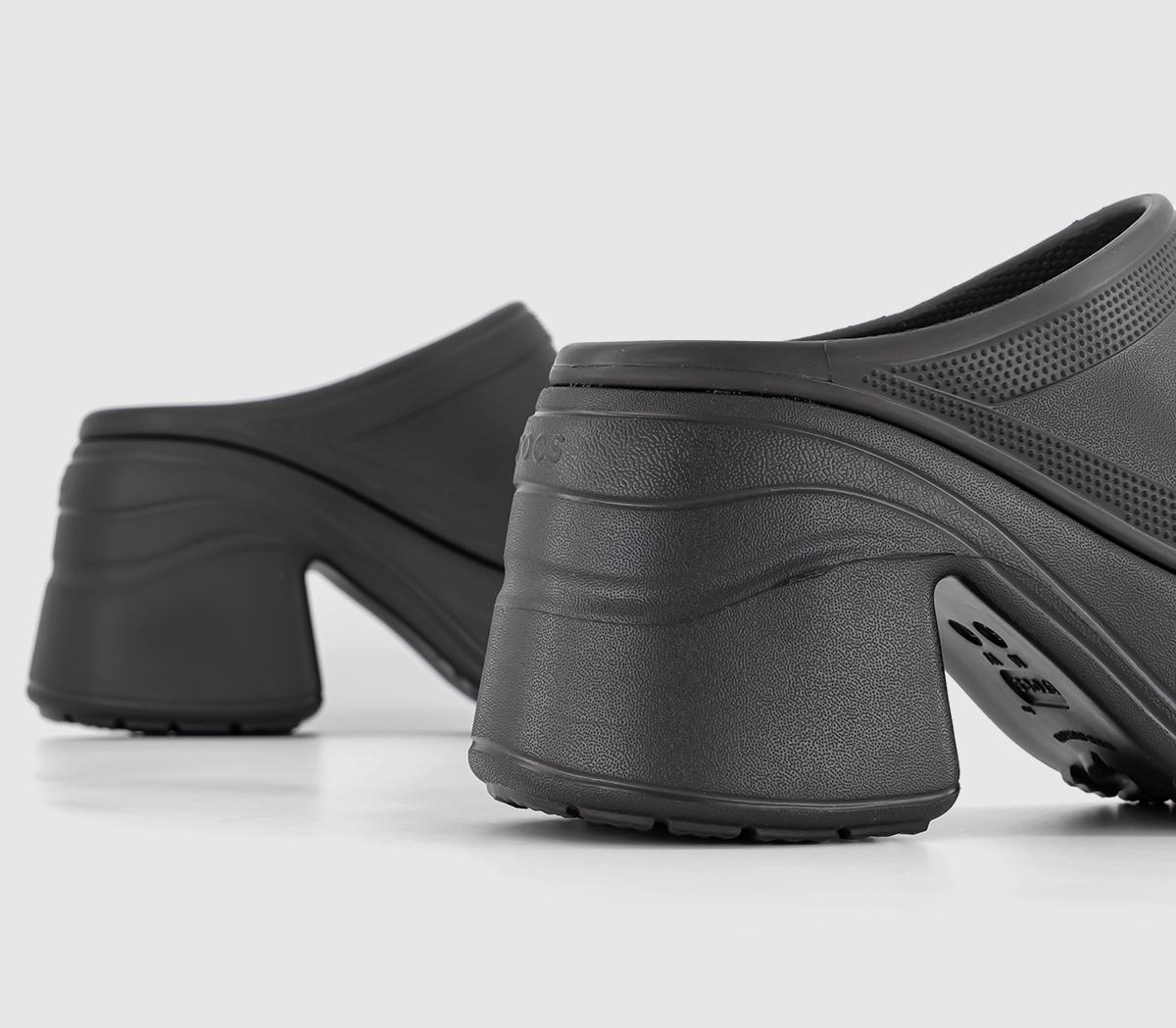 Crocs Classic Siren Clogs Black - Women’s Sandals