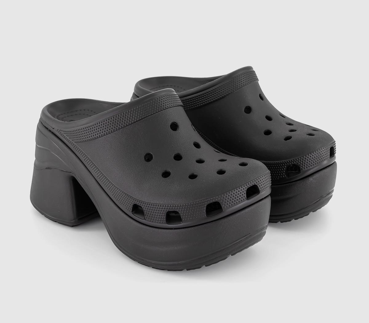 Crocs Classic Siren Clogs Black - Women’s Sandals