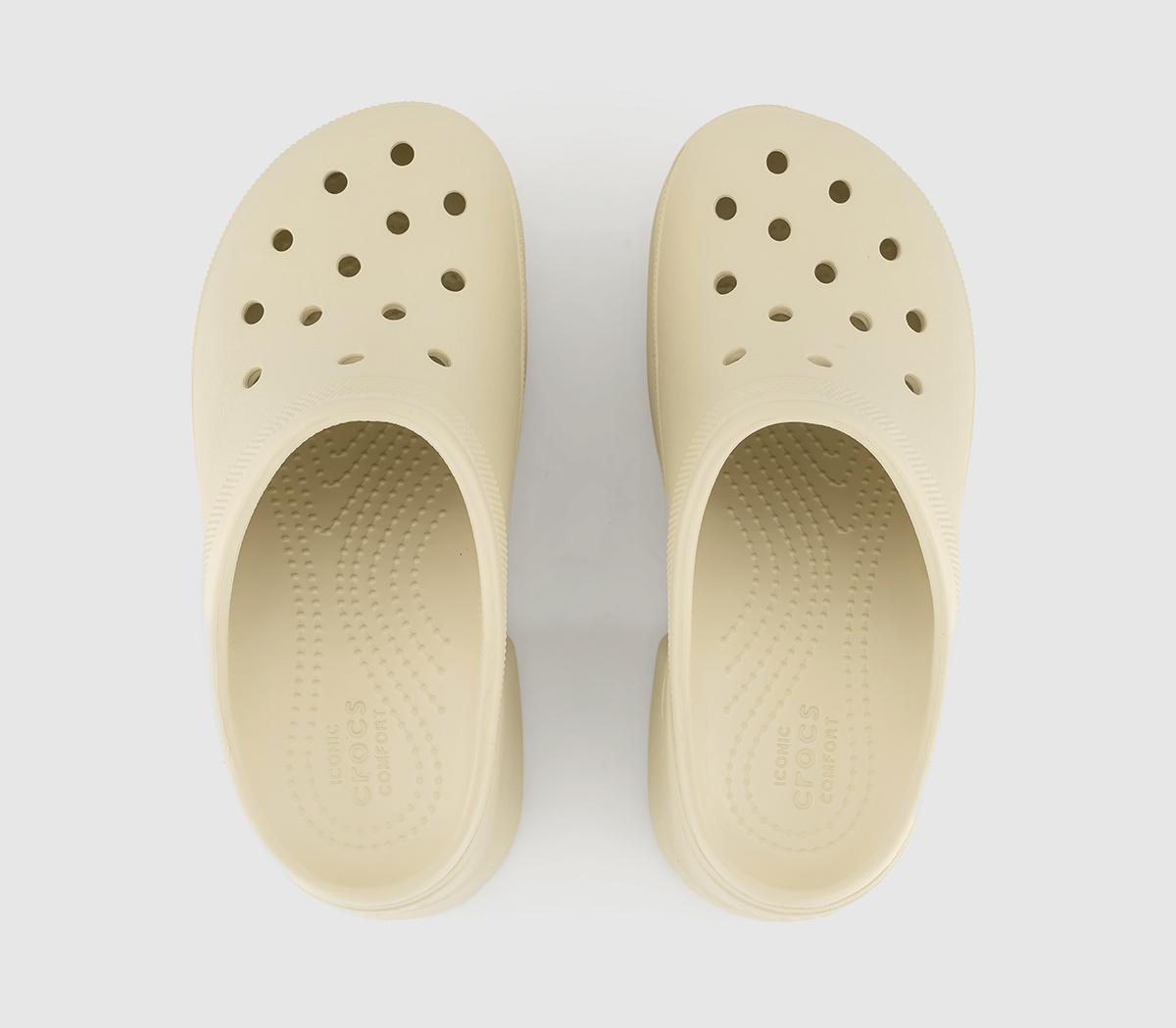 Crocs Classic Siren Clogs Bone - Mid Heels