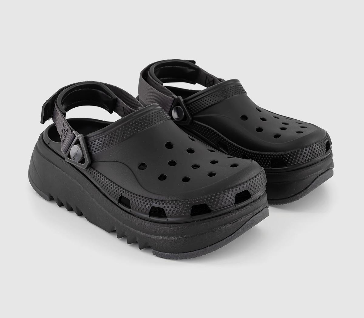 Crocs Classic Hiker Xscape Clogs Black - Women's Clogs