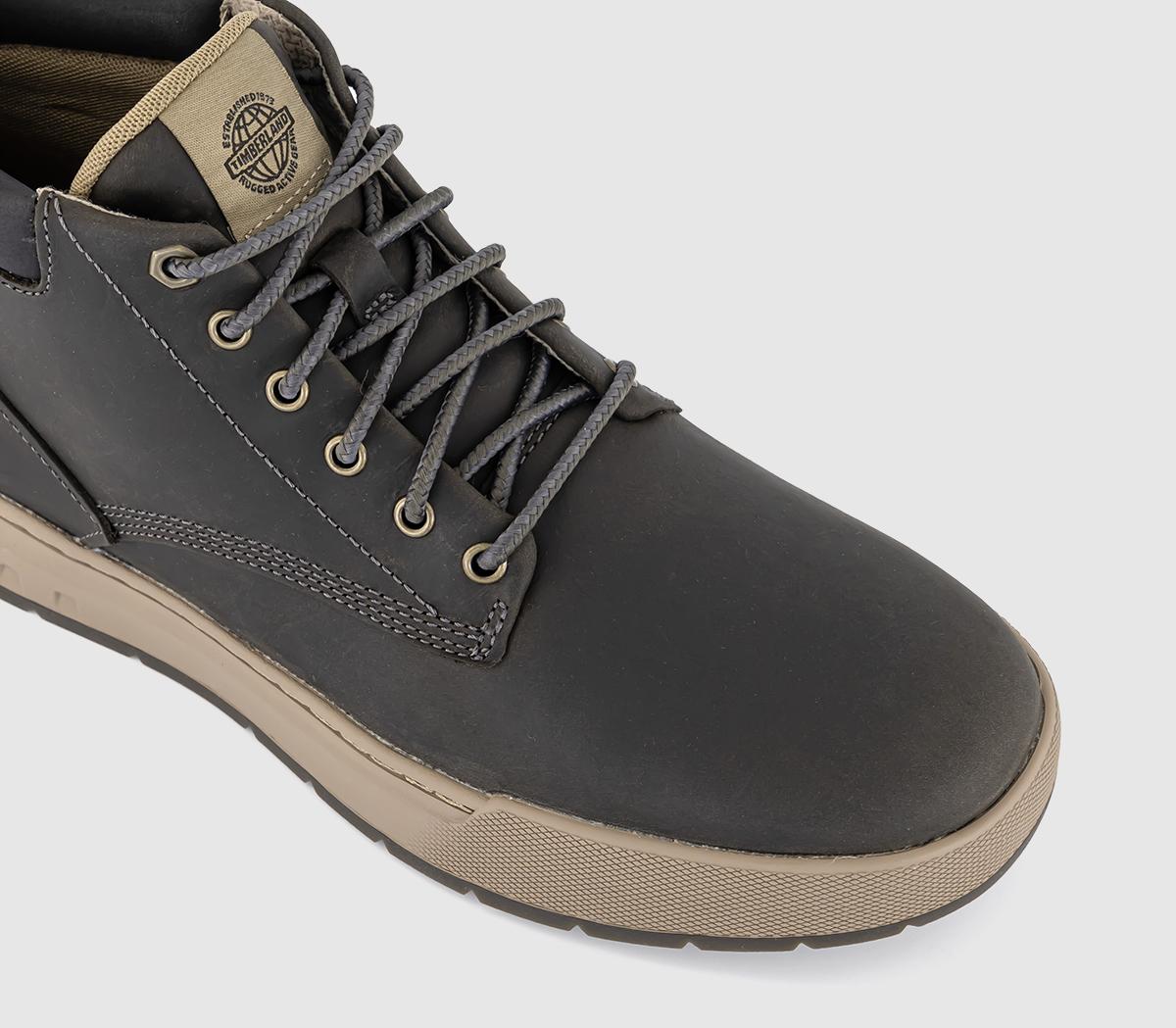 Timberland Maple Grove Chukka Boots Medium Grey Full Grain - Men’s Boots