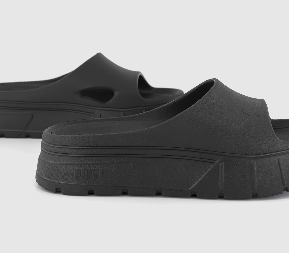 PUMA Mayze Stack Injex Slides Puma Black - Slides & Sandals