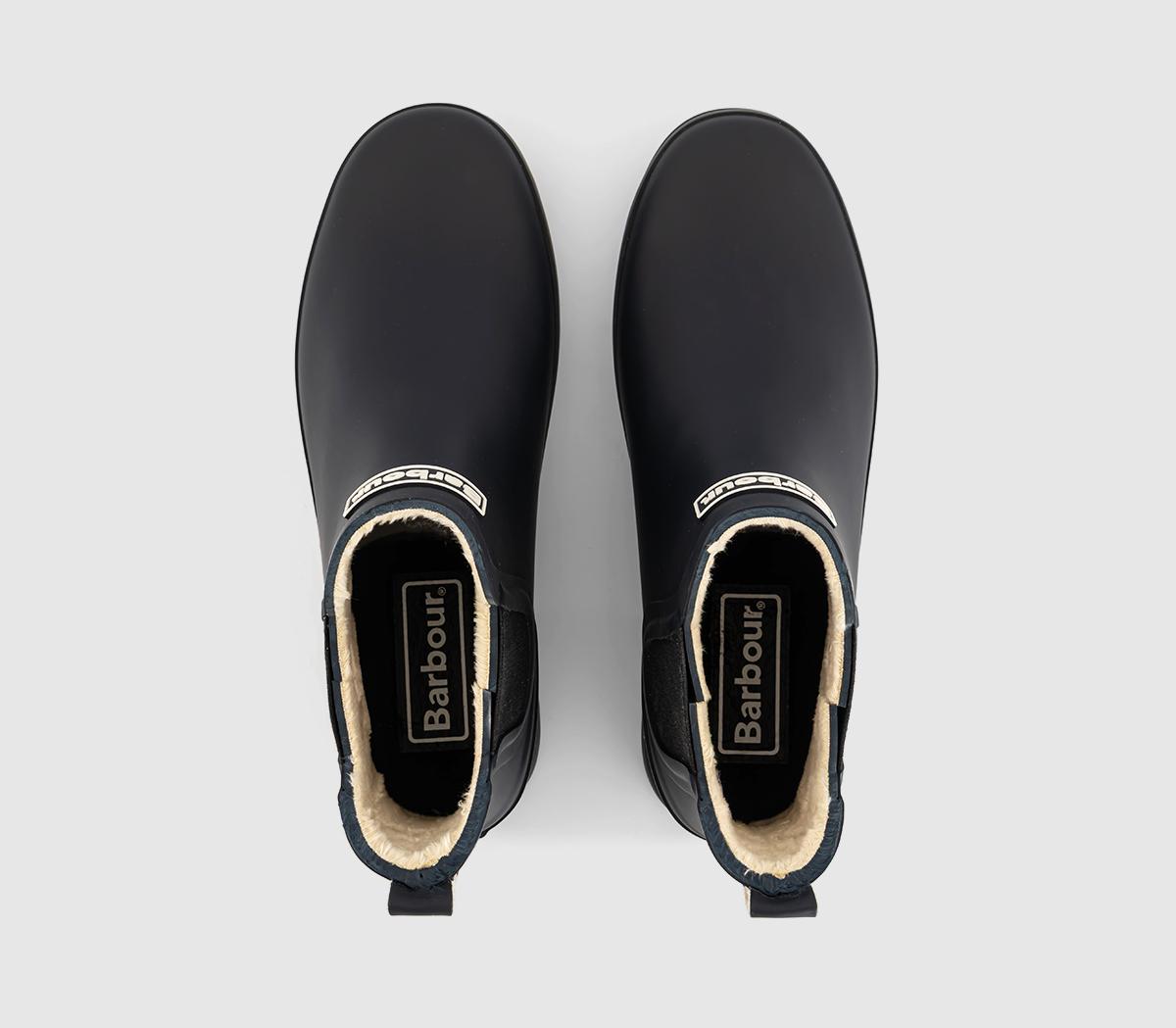 Barbour Aubrey Welly Boots Navy - Women's Ankle Boots