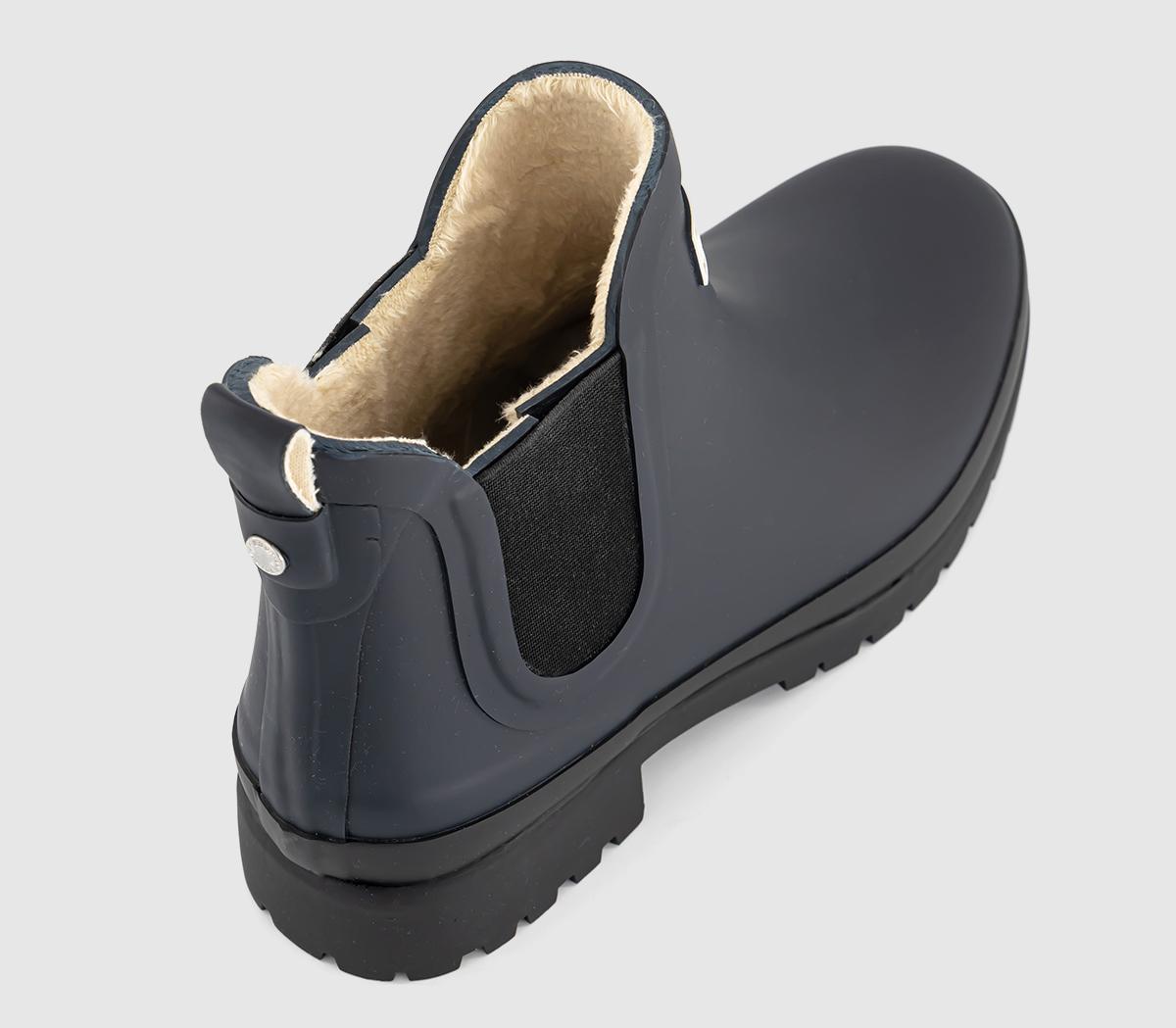 Barbour Aubrey Welly Boots Navy - Women's Ankle Boots