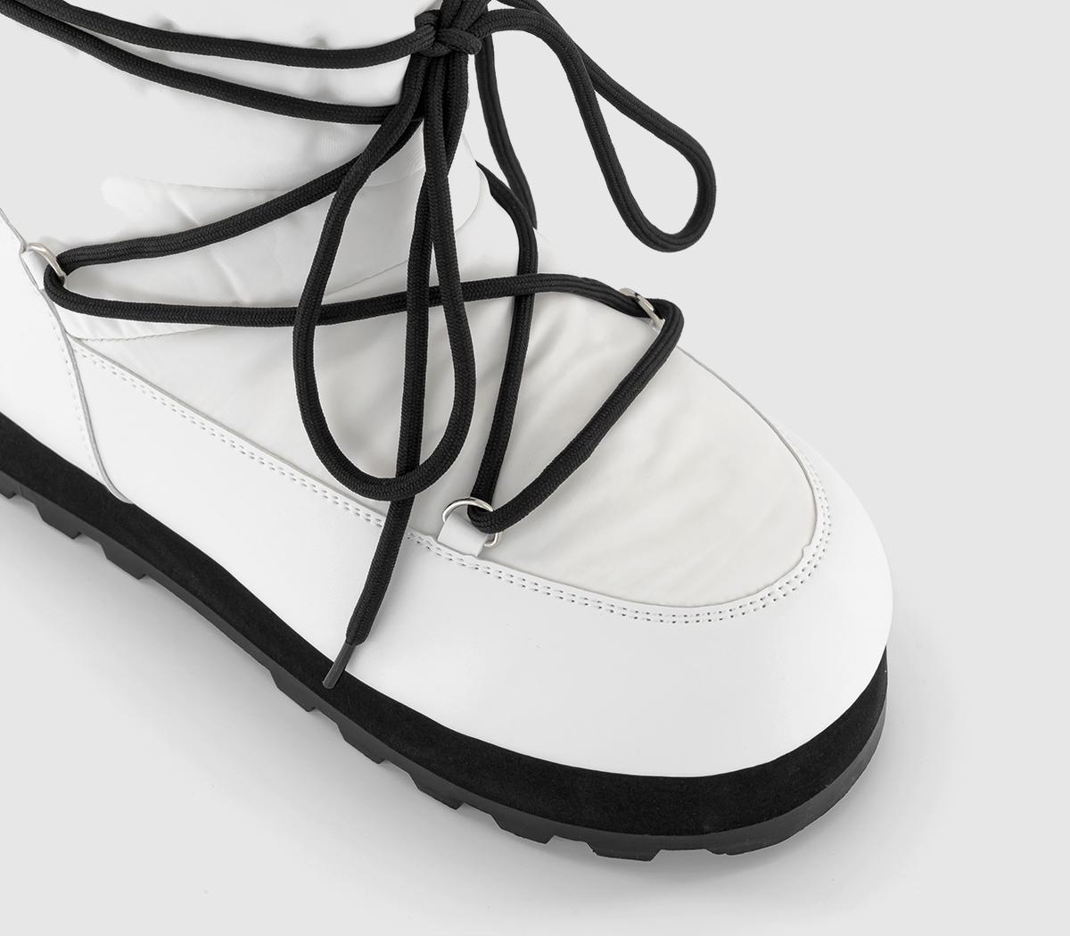 Juicy Couture Alpine Boots White - Women's Ankle Boots