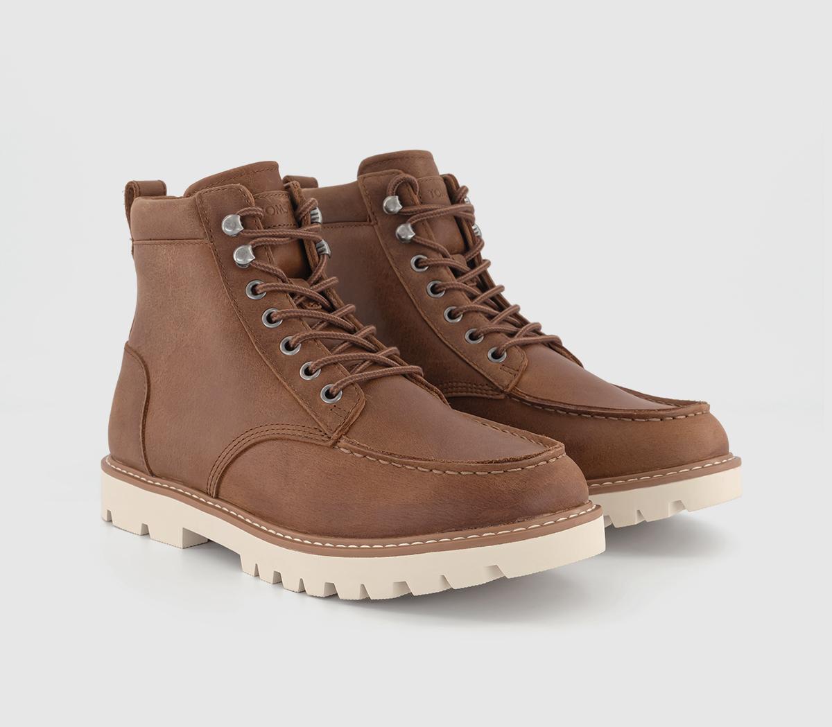 TOMS Palomar Boots Tan Leather - Men’s Boots