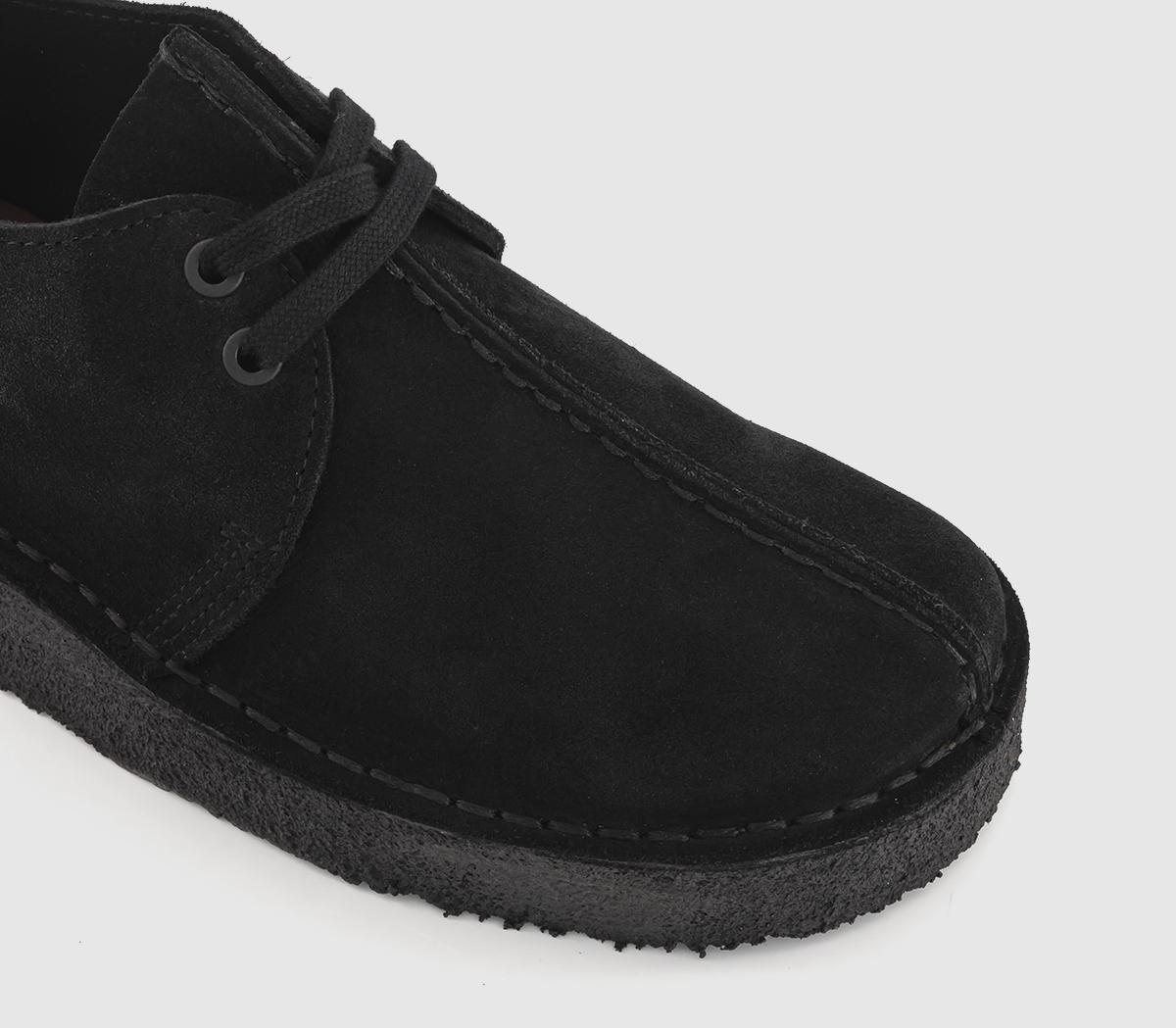 Clarks Originals Clarks Originals Trek Wedges Black Suede - Women's ...