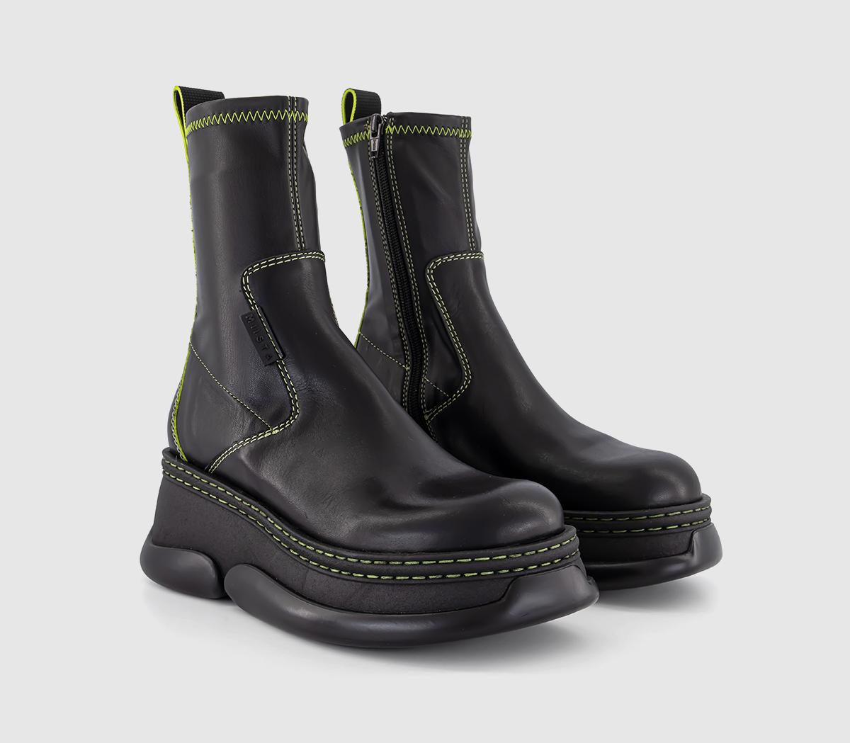Miista Kattrin Boots Black - Women's Ankle Boots
