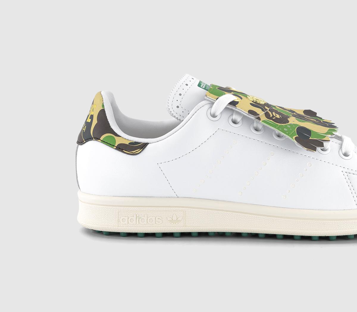 adidas Bape X Adidas Golf Stan Smith White Green - Unisex Sports