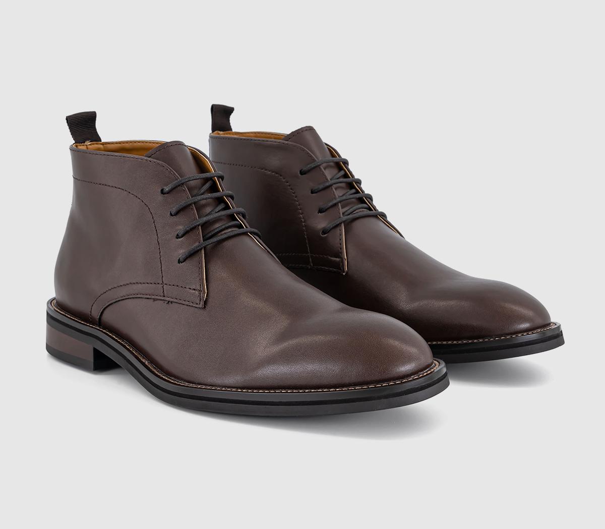 OFFICE Belsize Smart Chukka Boots Brown - Men’s Boots