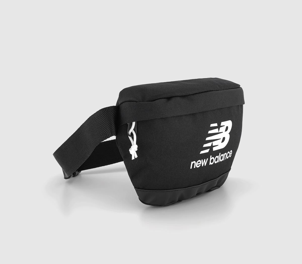 New Balance Athletics Waist Bag Black White Print - Accessories