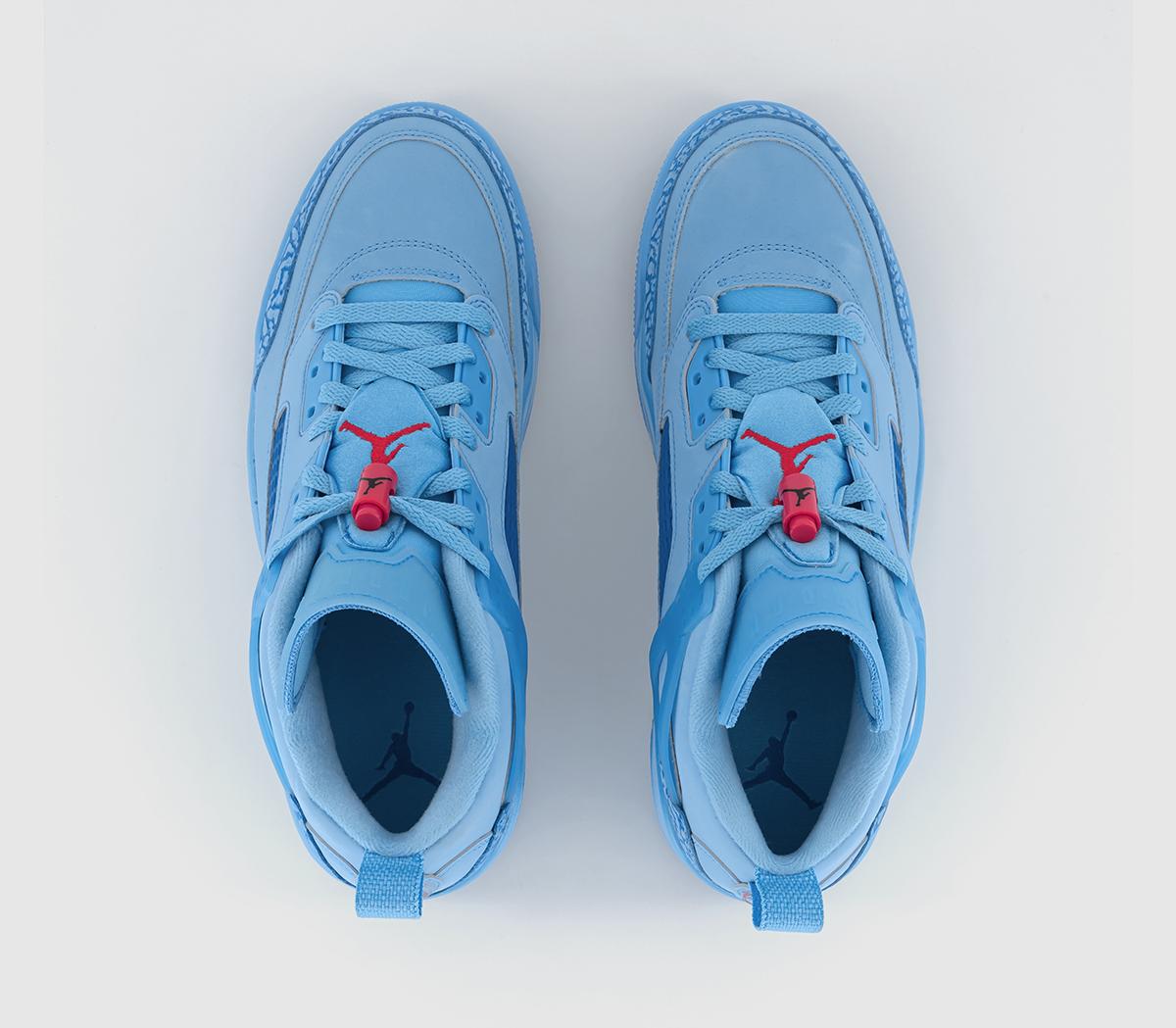 Jordan Spizike Low Trainers Football Blue Fountain Blue - Men's Trainers